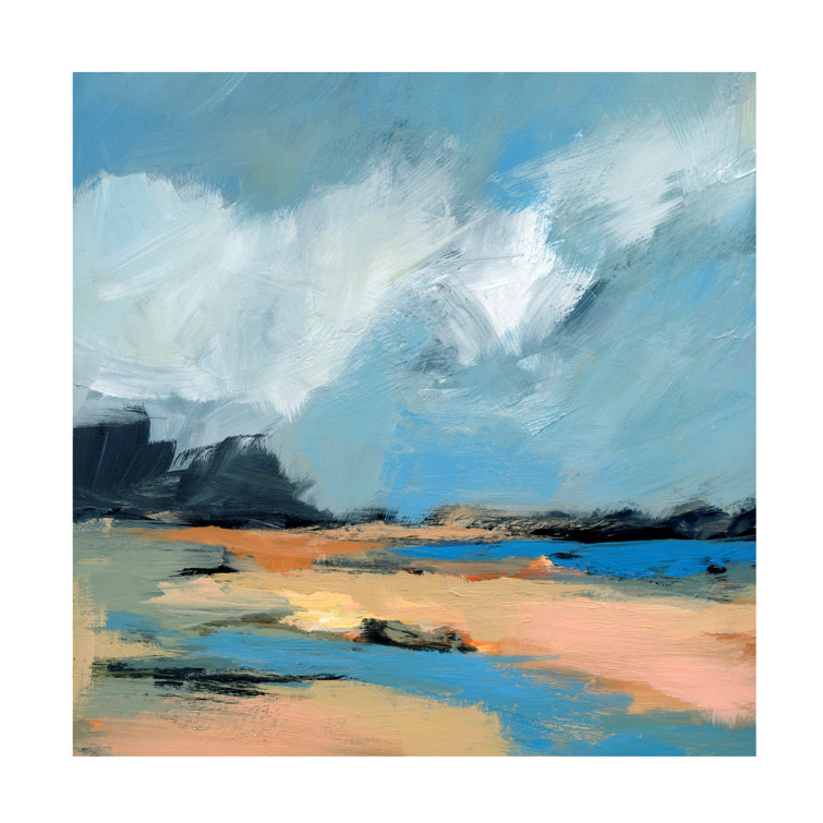 Highland Dunes Blue Inlet I On Canvas by Victoria Barnes Canvas Art - Wayfair Canada